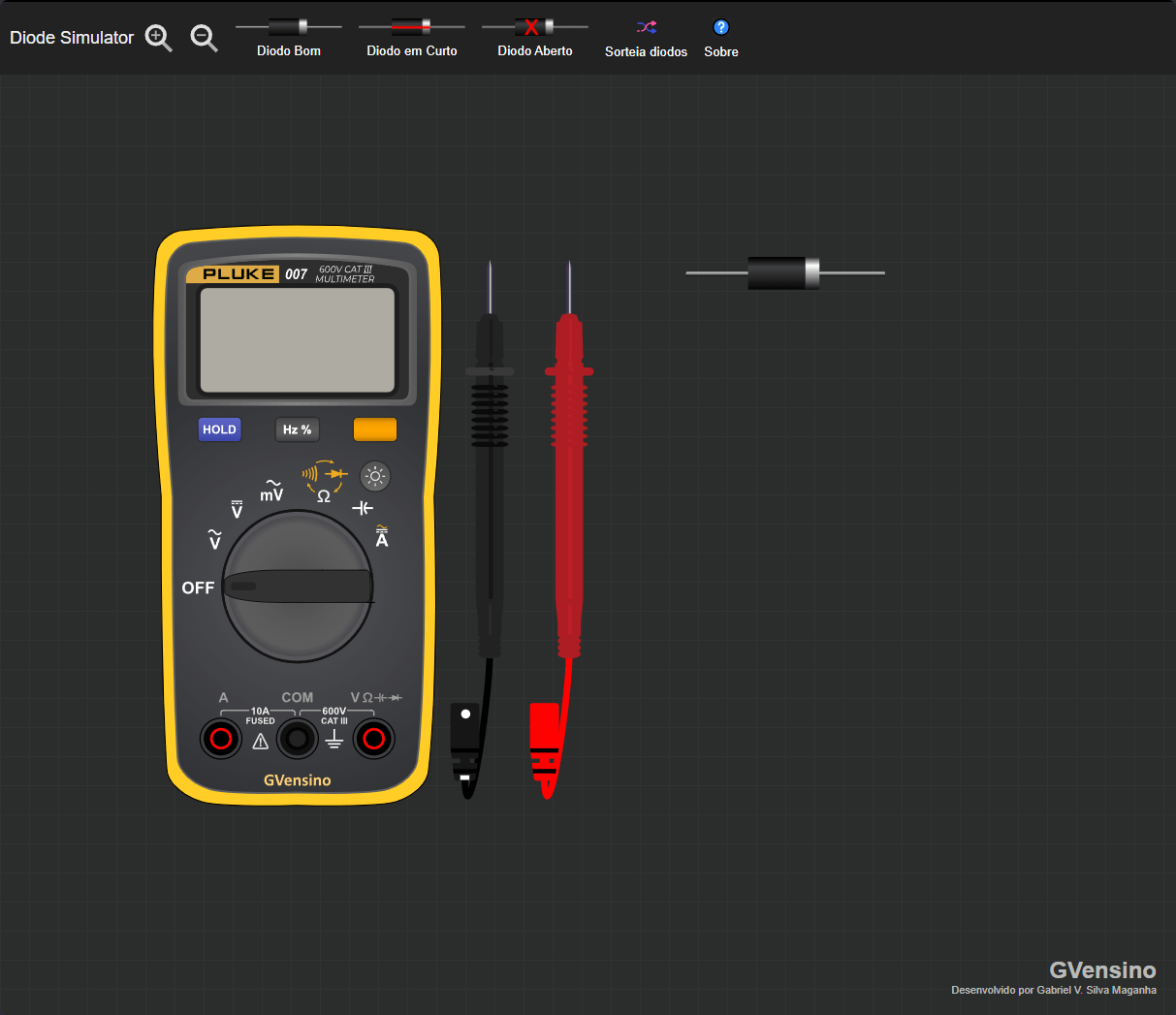 GVensino - Simulador de Multimetro