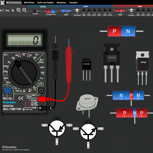GVensino - Simulador de Multimetro