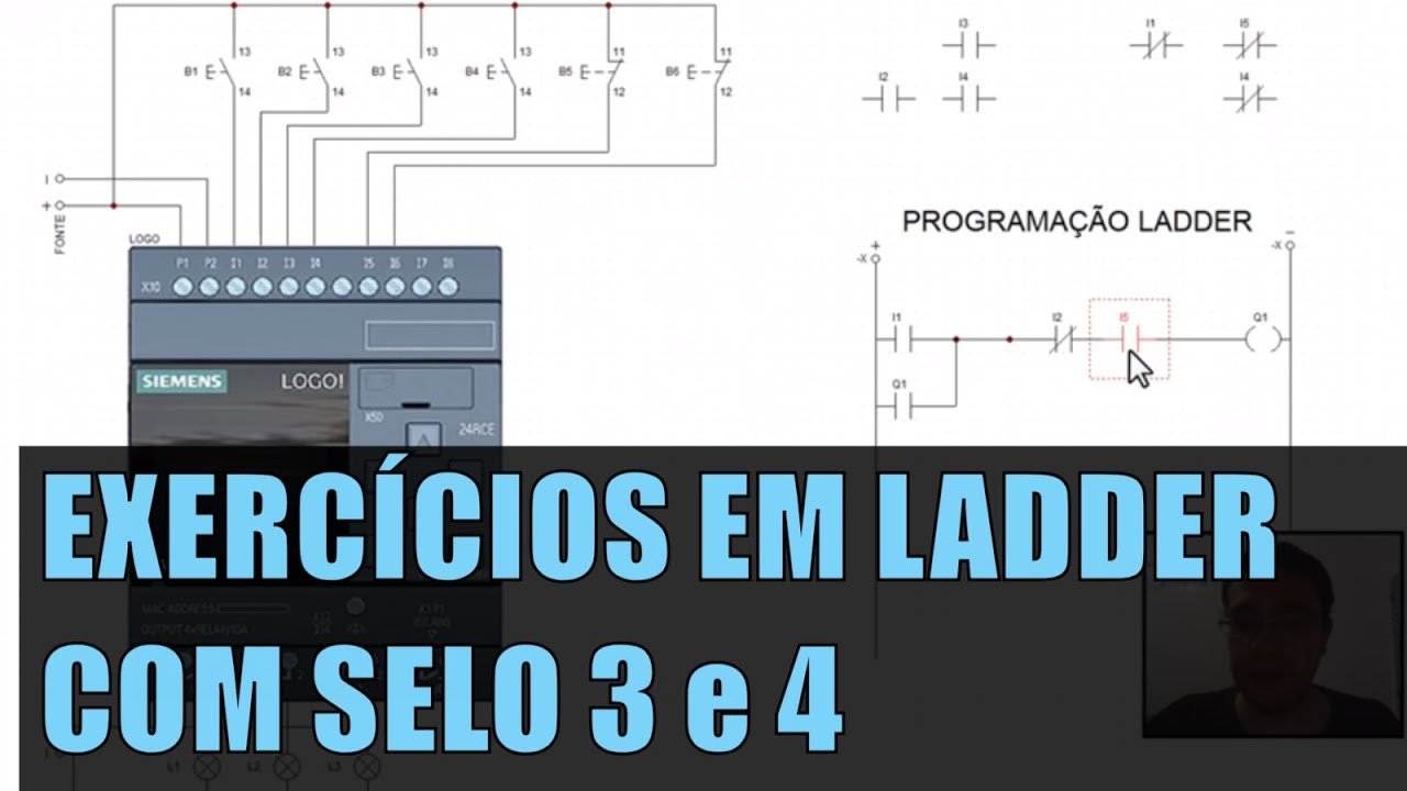 CLP #35 - EXERCÍCIOS EM LADDER COM SELO (3 e 4) - GVensino